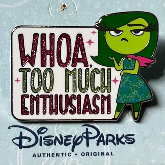 Disney | Accessories | Disney Parks Inside Out Disgust Pin | Poshmark